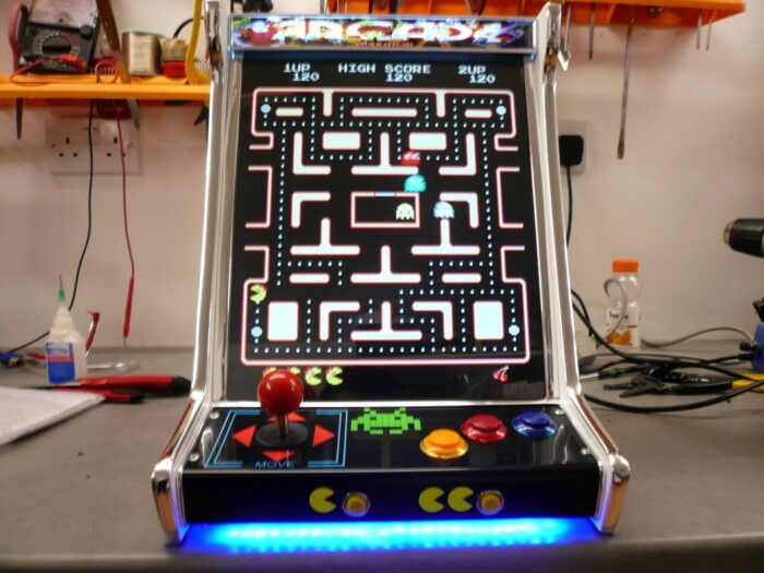 Vertical Arcade Cabinet: Classic Gaming Experience